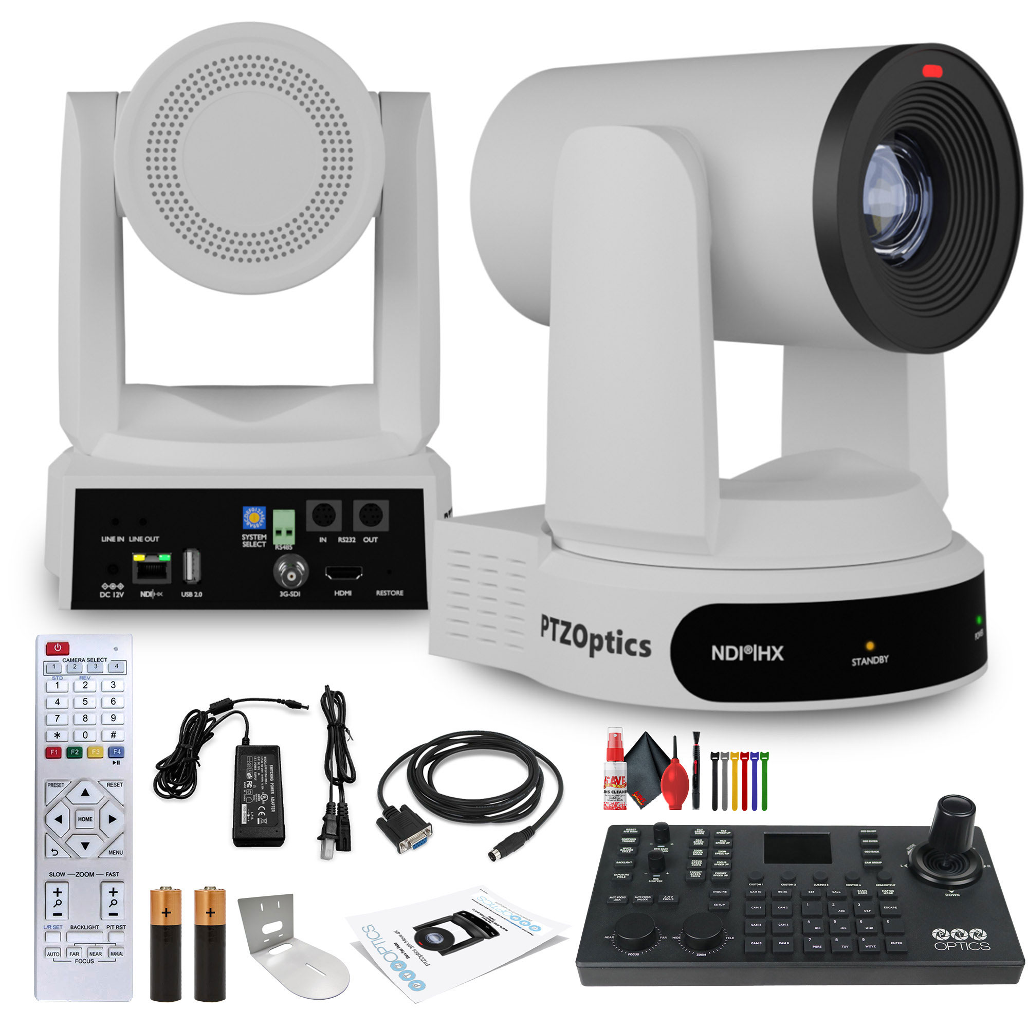 PTZOptics Move 4K PTZ Camera with 30x Zoom (White) (PT30X-4K-WH-G3) + SuperJoy 197684011917| eBay