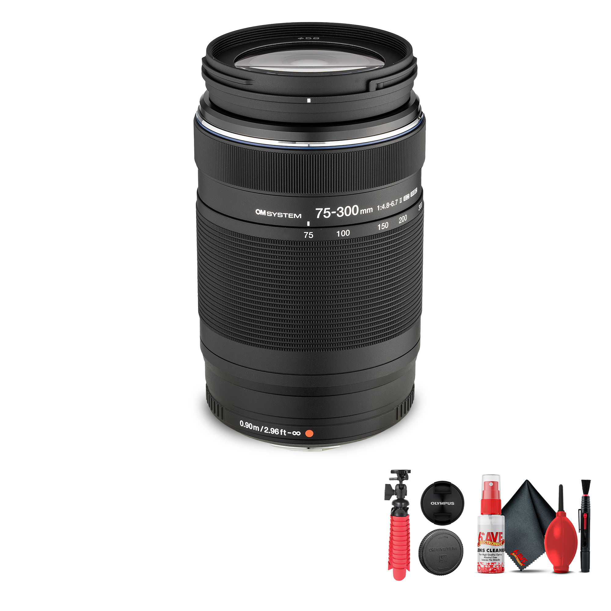 Olympus M.Zuiko Digital ED 75-300mm f/4.8-6.7 II Lens Bundle 94148723938| eBay