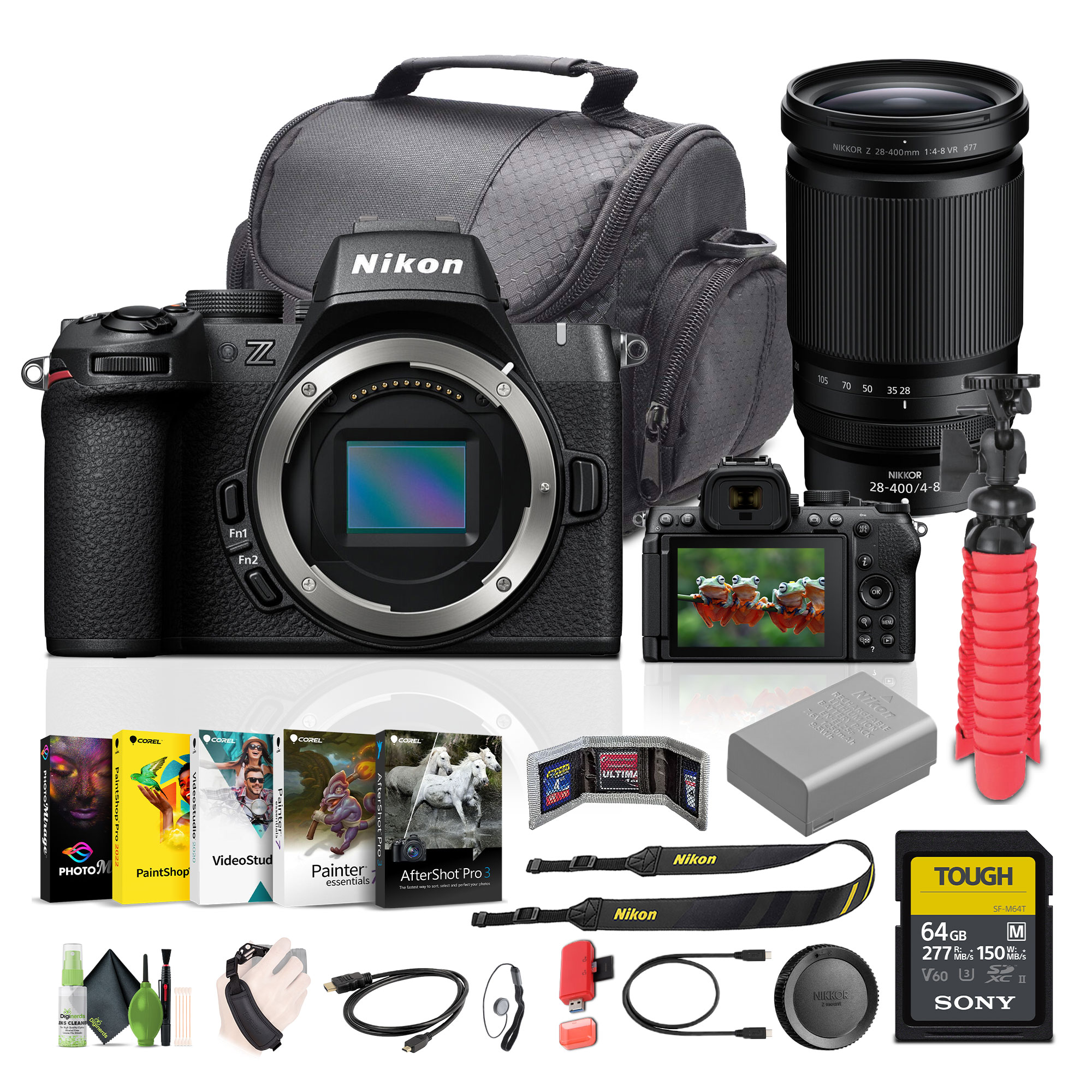 Nikon Z50II Mirrorless Camera + NIKKOR Z 28-400mm Lens+More Vlogging ...